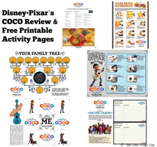 Disney•Pixar’s COCO Review & Free Printable Activity Pages - Twin ...