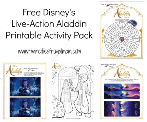 Free Disney's Live-Action Aladdin Printable Activity Pack - Twin Cities ...