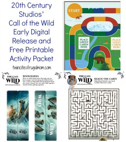 Call of the Wild Digital Release and Free Printable Activity Packet ...