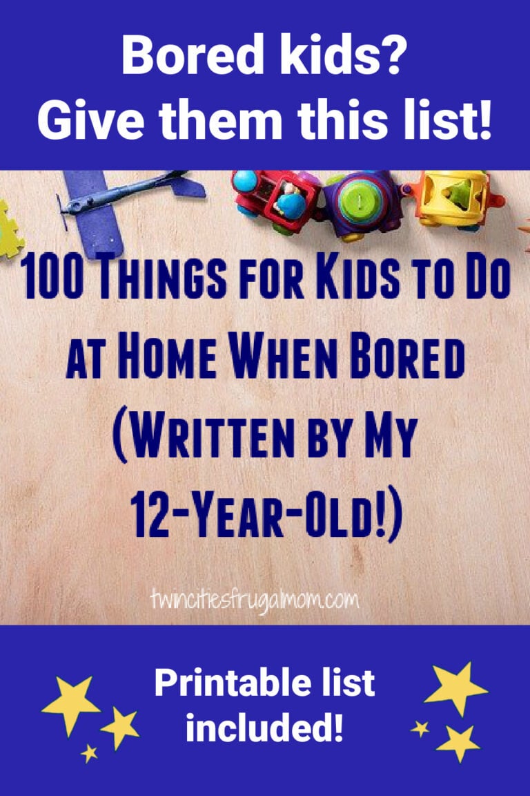 100 Things for Kids to Do at Home When Bored (Written by My 12-Year-Old ...