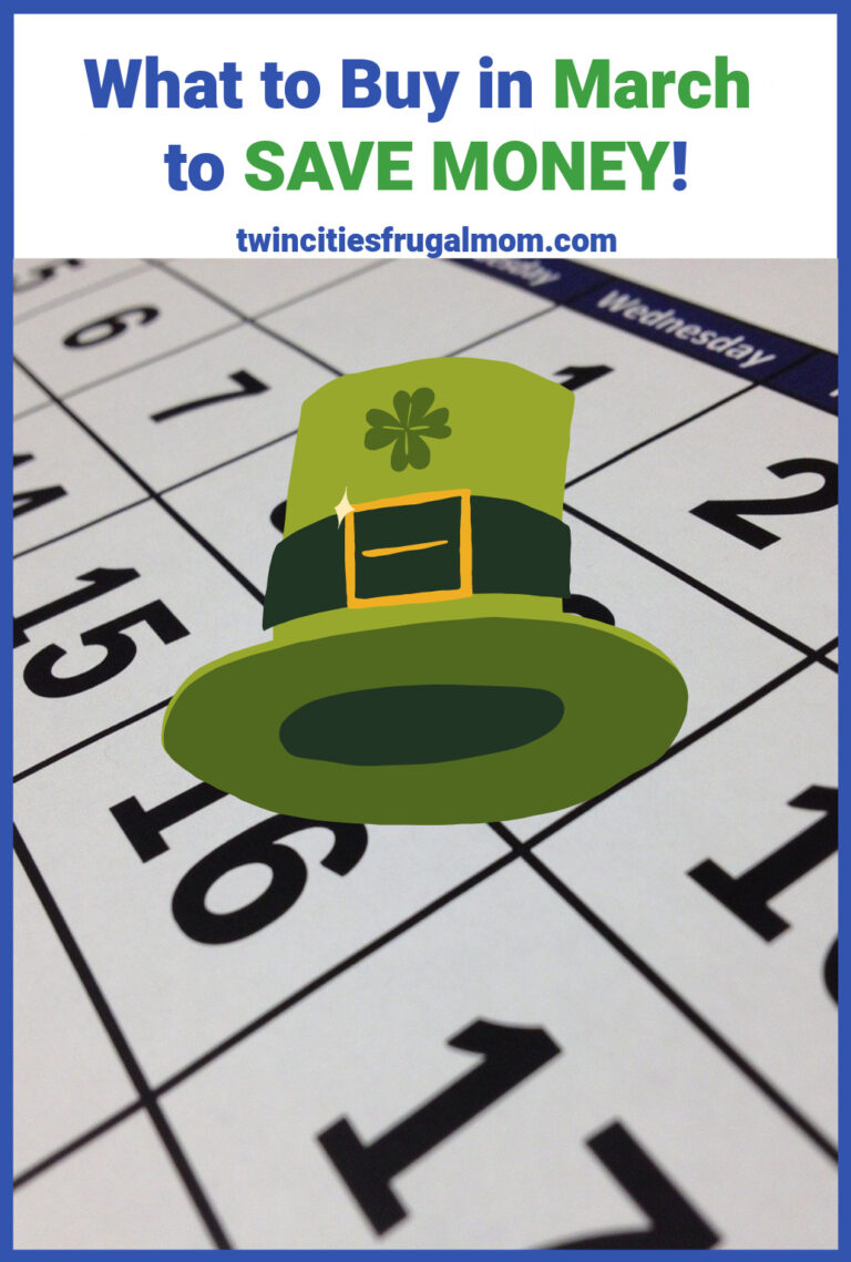 What to Buy (& Skip) in March to Save Money 2026 - Twin Cities Frugal Mom