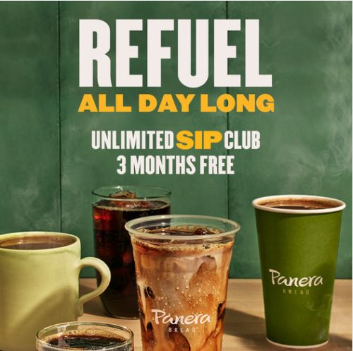 Panera unlimited coffee store