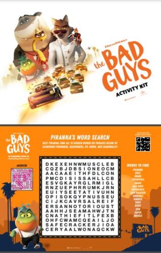 Free "The Bad Guys" Printable Activity Kit - Twin Cities Frugal Mom