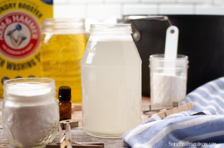 DIY Homemade Liquid Laundry Detergent Recipe - Twin Cities Frugal Mom
