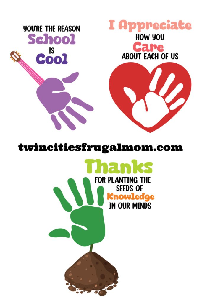Free Printable Teacher Appreciation Handprint Crafts - Twin Cities ...